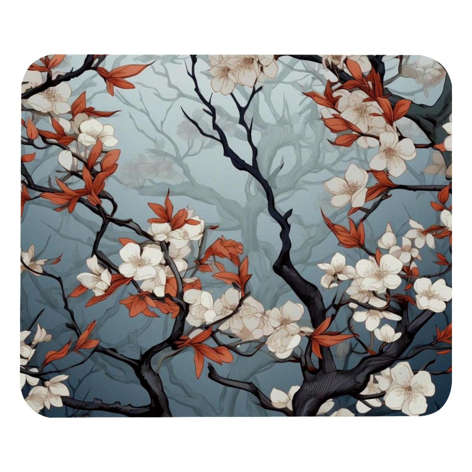 Tree Mouse Pad for Wireless Mouse Home Office Desk Laptop with Rubber ...