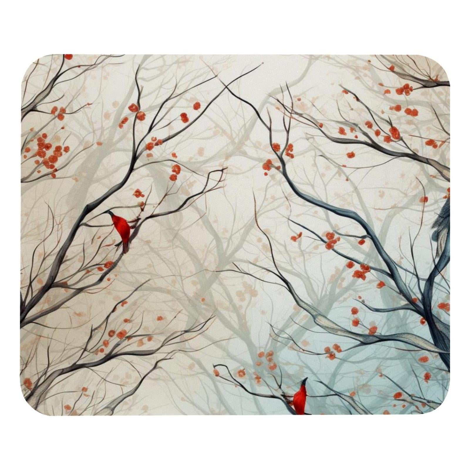 Tree Mouse Pad for Wireless Mouse Home Office Desk Laptop with Rubber ...