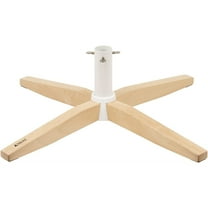 Tree Nest Large Rustic Christmas Tree Stand For Real Trees, White ...