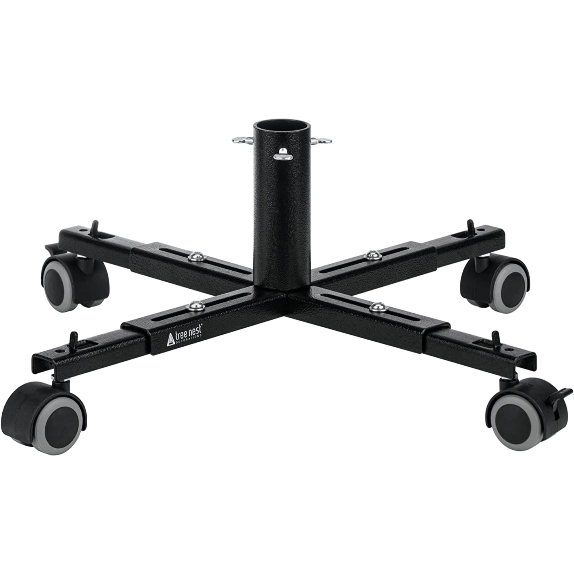 Tree Nest Movable Christmas Stand for Artificial Fake Trees, Black ...