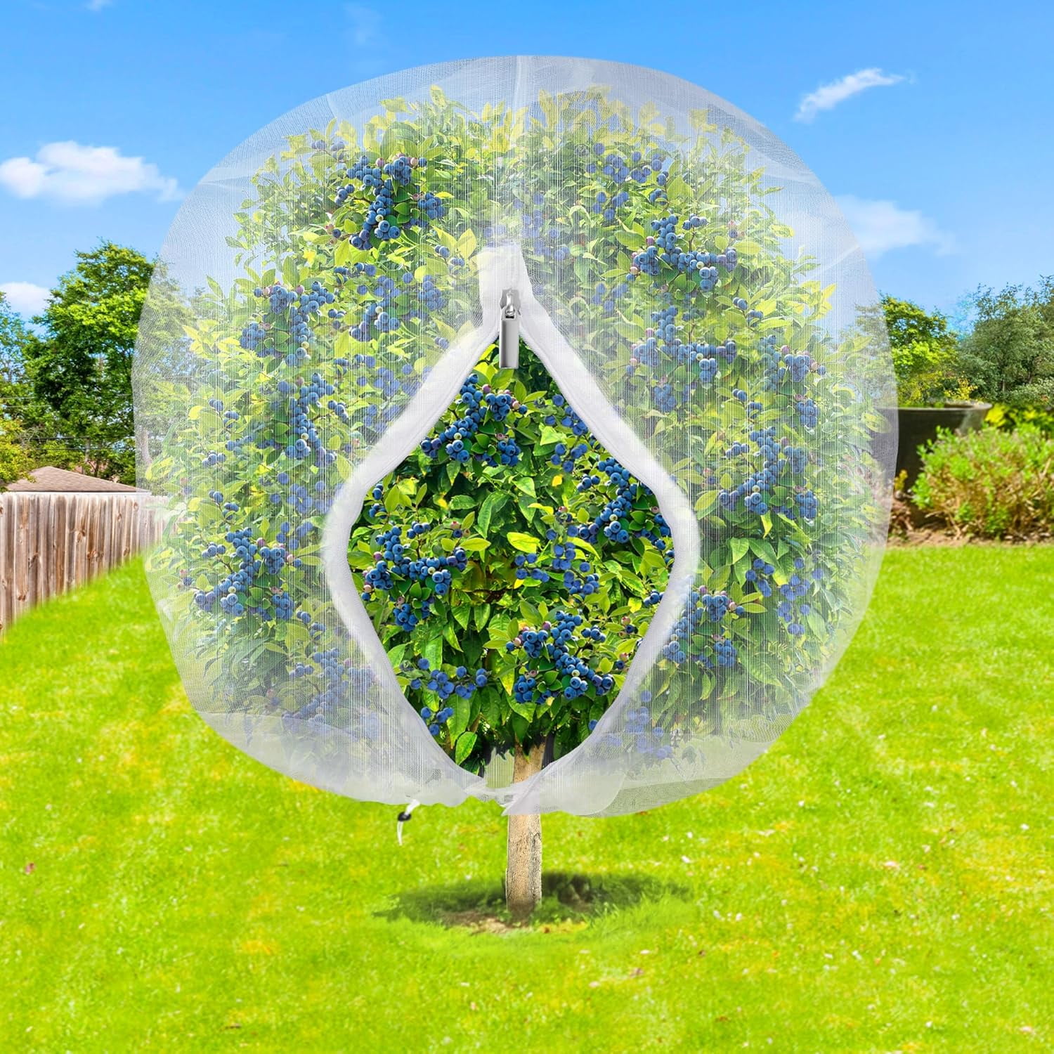 Tree Netting Bird Netting Cover 10 x 10 Ft Large Heavy Duty Garden ...