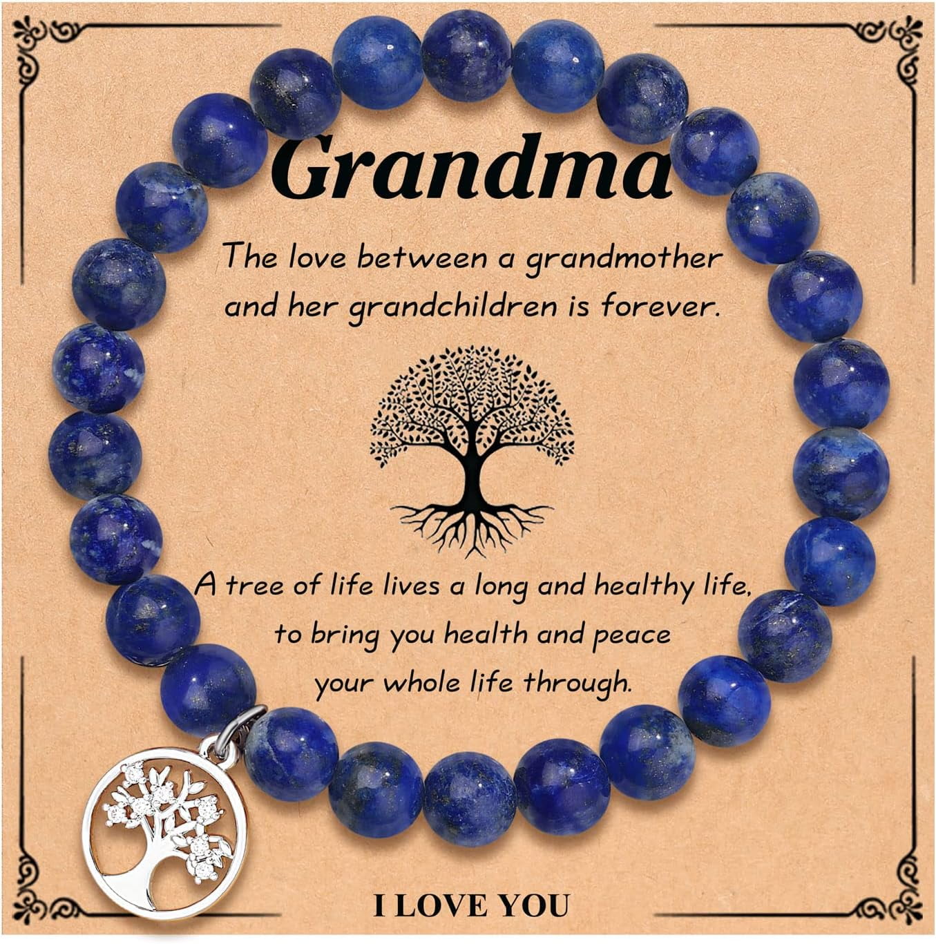 Tree Of Life Bracelet For Women, Gifts For Grandma, Nana, Mother In Law, Mom, Gigi, Mimi, Aunt ...