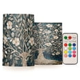 Tree Of Life Flickering Flameless Candles Battery Operated with Remote ...