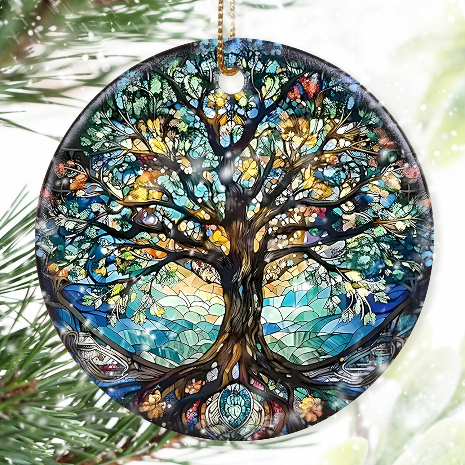 Tree Of Life Ornaments For Christmas Tree, Holiday Decorations ...