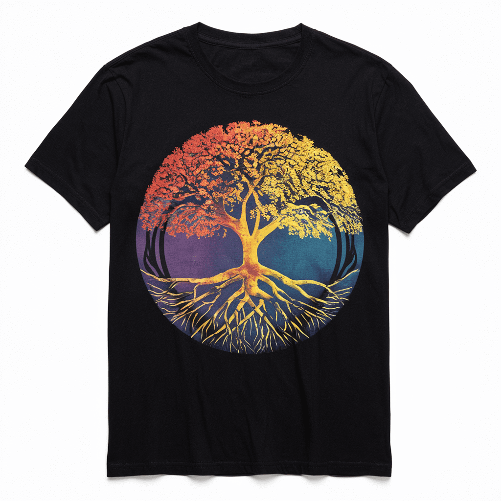 Tree Of Life Tie-Dye T-Shirt - Walmart.com