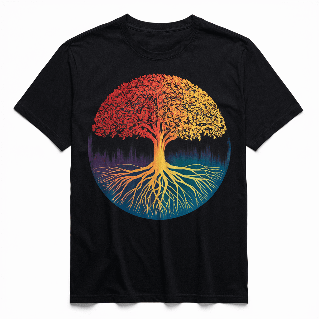Tree Of Life Viking Sacred Geometry, Celtic, Norse, Zen #13 T-Shirt ...