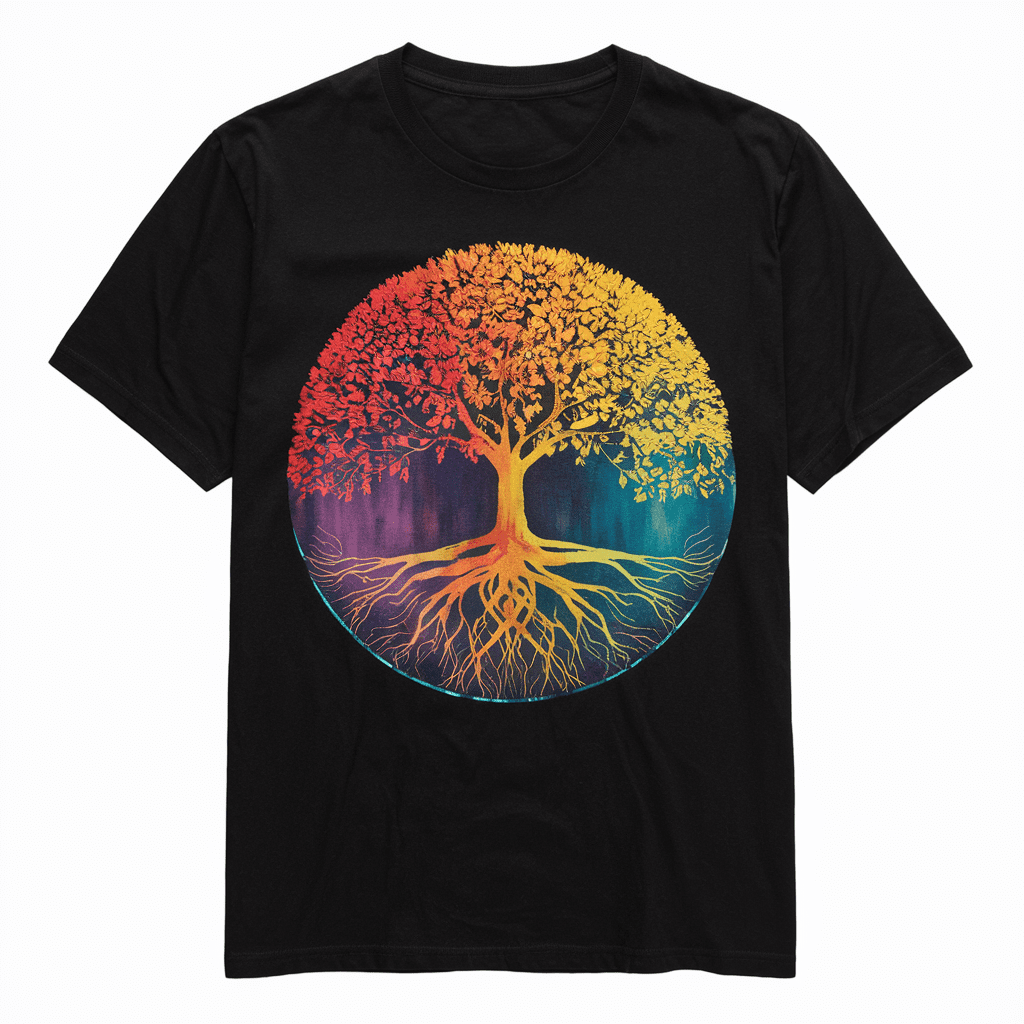 Tree Of Life Viking Sacred Geometry, Celtic, Norse, Zen #13 T-Shirt ...