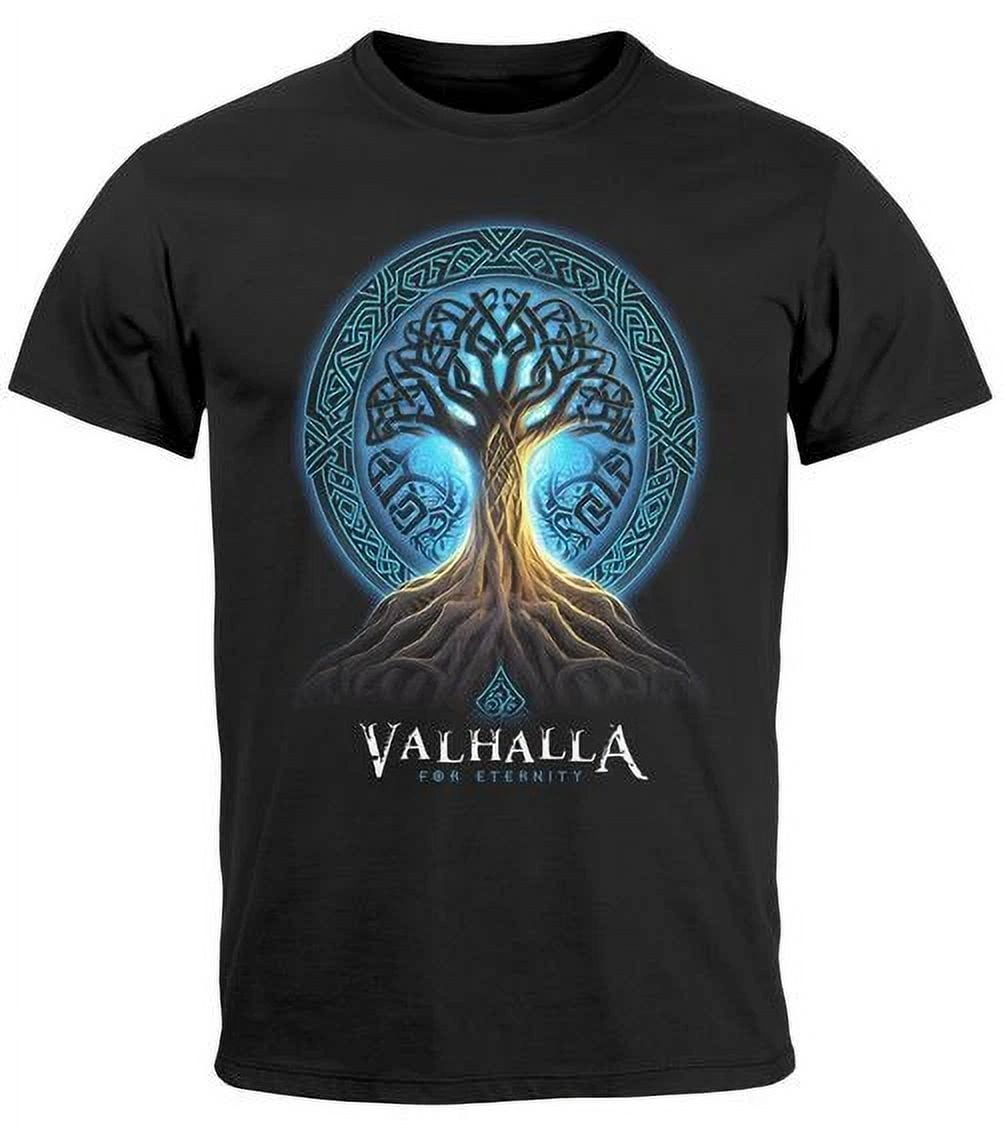 Tree Of Life World Tree Valhalla Vikings Northmen Mythology Tshirt ...