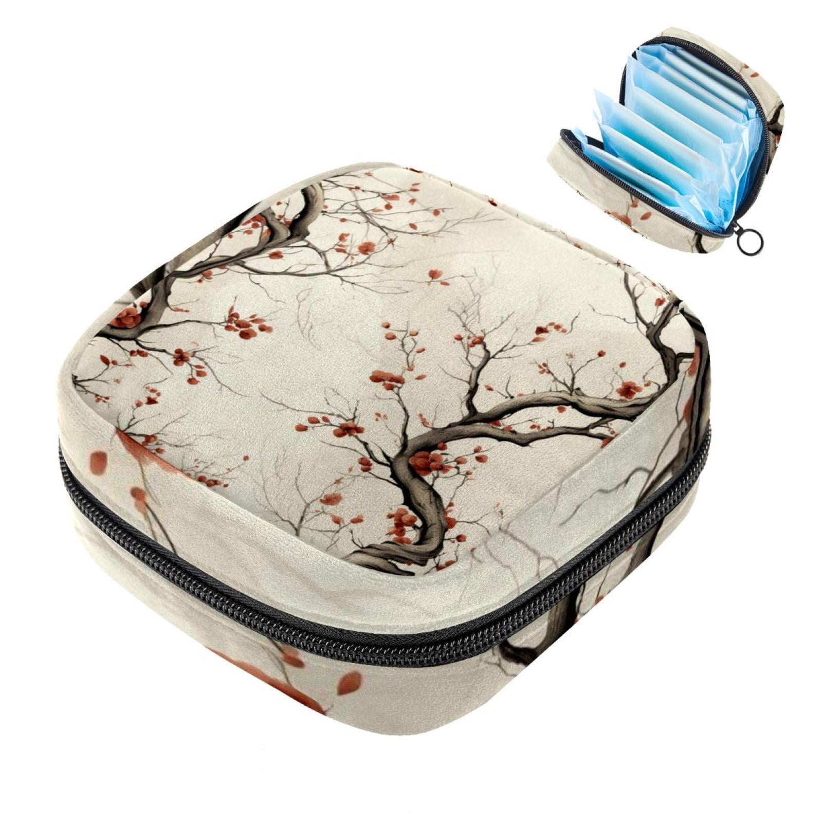 Tree Period Bag, Sanitary Napkin Storage Bag, Portable Period Bags for ...
