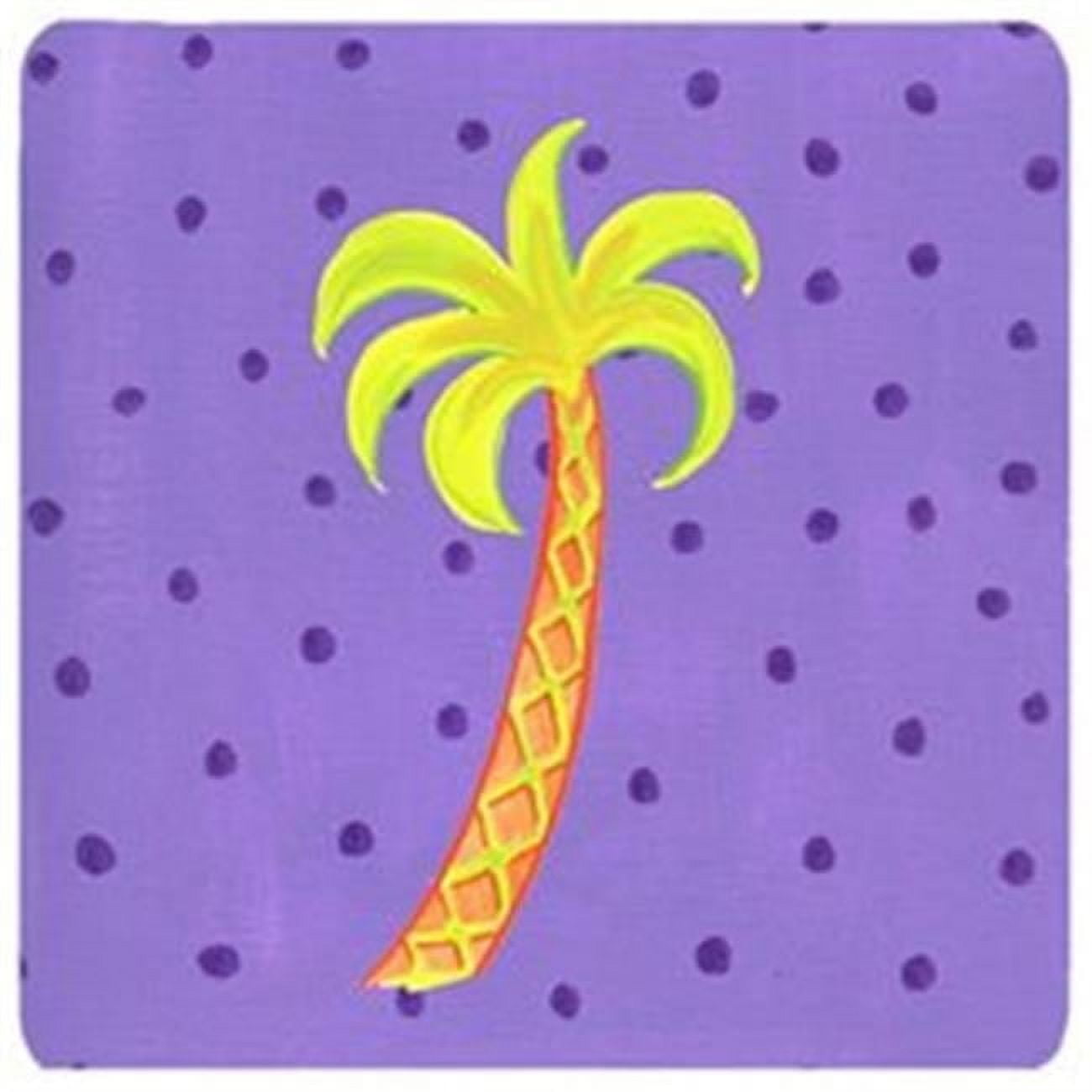 Tree - Plam Tree Foam Coasters - Set Of 4, 3.5 x 3.5 In. - Walmart.com