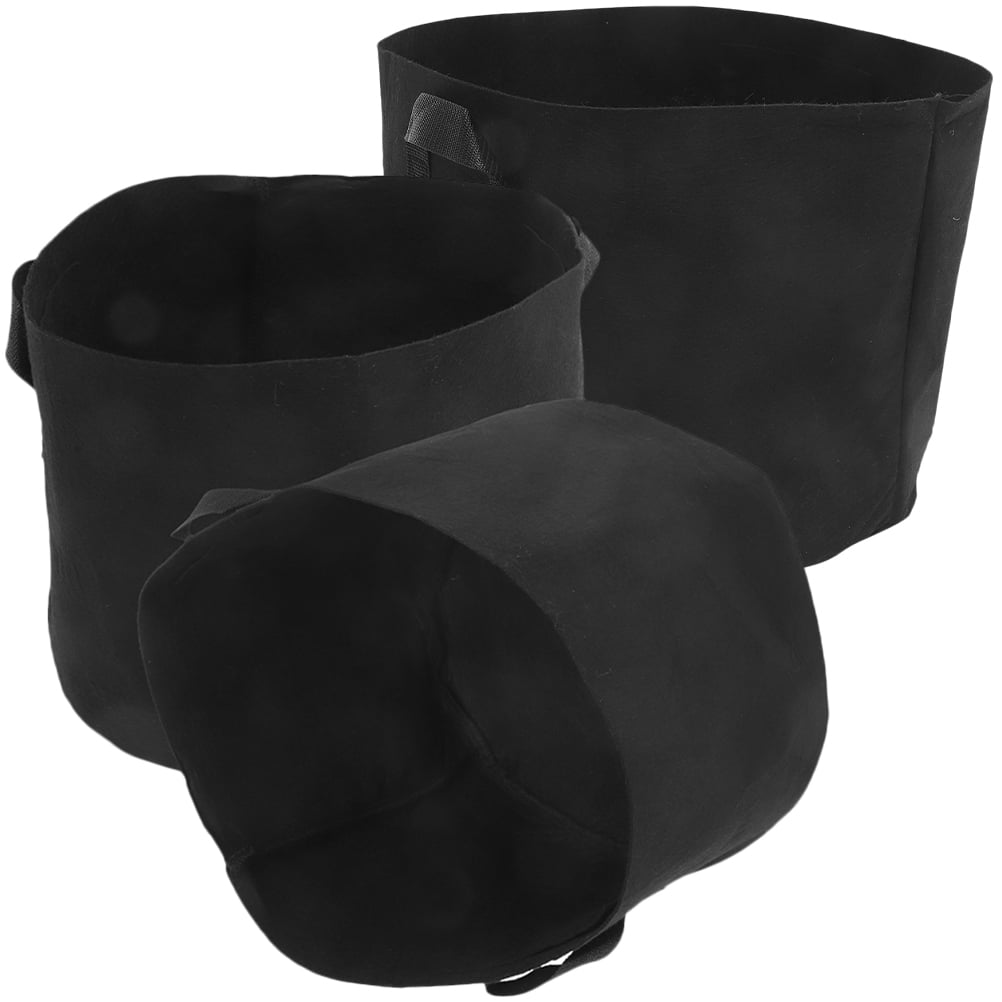 STRANDCHIC Fabric Planting Bag Plant Nursery Pouch Round 3Set - Walmart.com