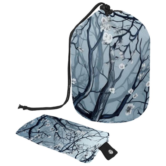 Tree Portable Drawstring Mesh Bag, Foldable Travel Shower Bags and ...
