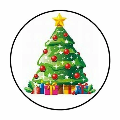 Tree Presents Sticker Phone Decal Water Bottle Stickers Car Decals ...