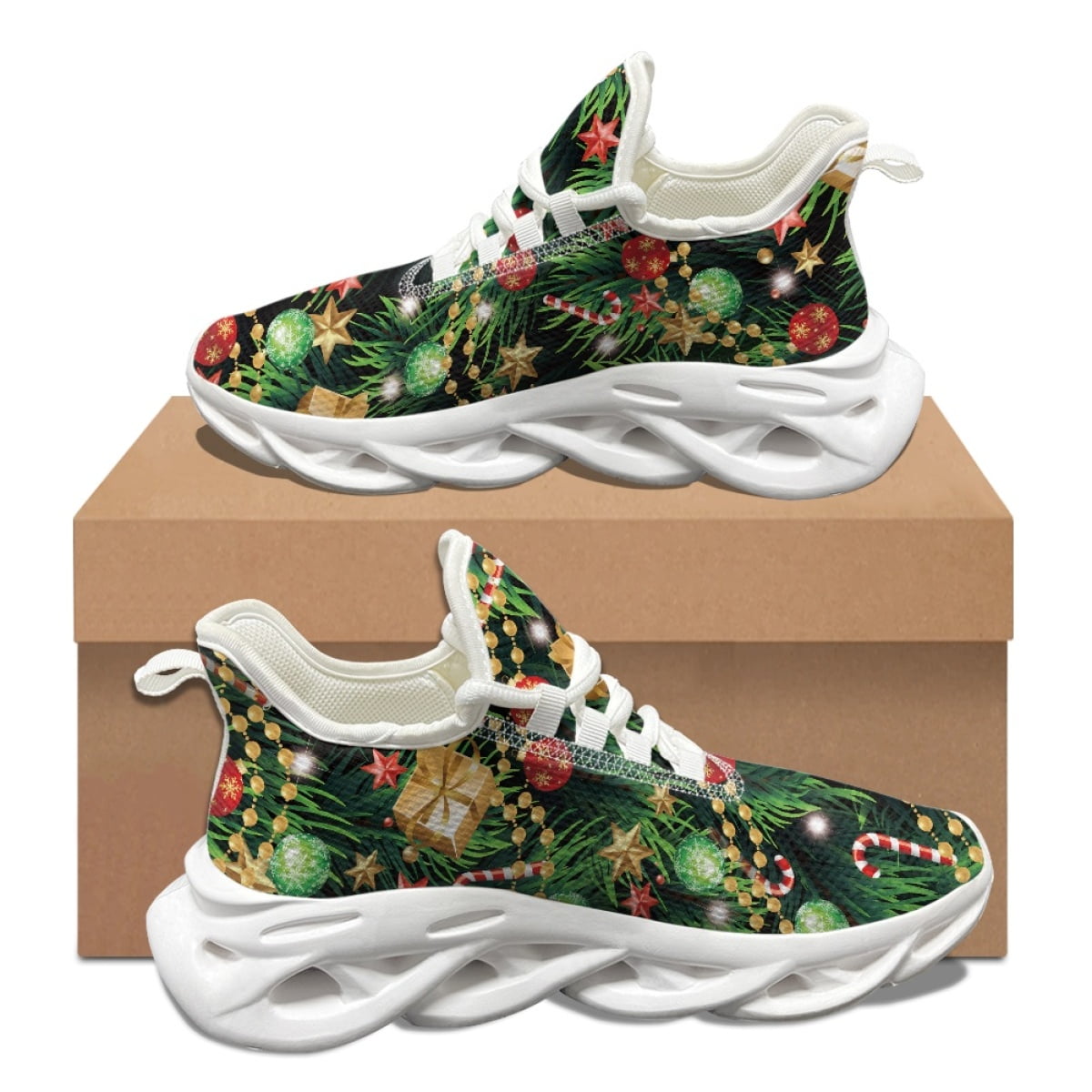 Tree Print Sneakers for Women rations Men Claasic Flats Brand Design ...