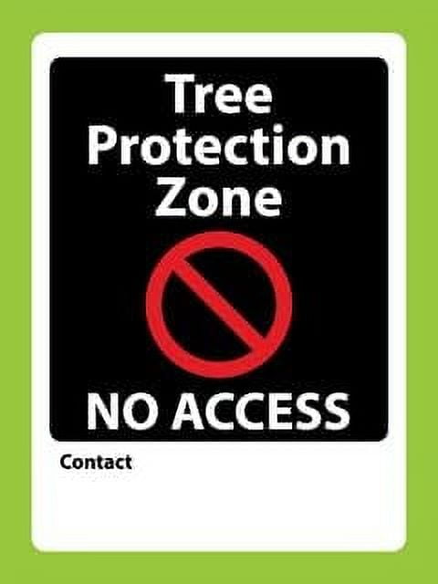Tree Protection Zone No Access Custom Sign Metal Tin Sign12x16 Inches ...