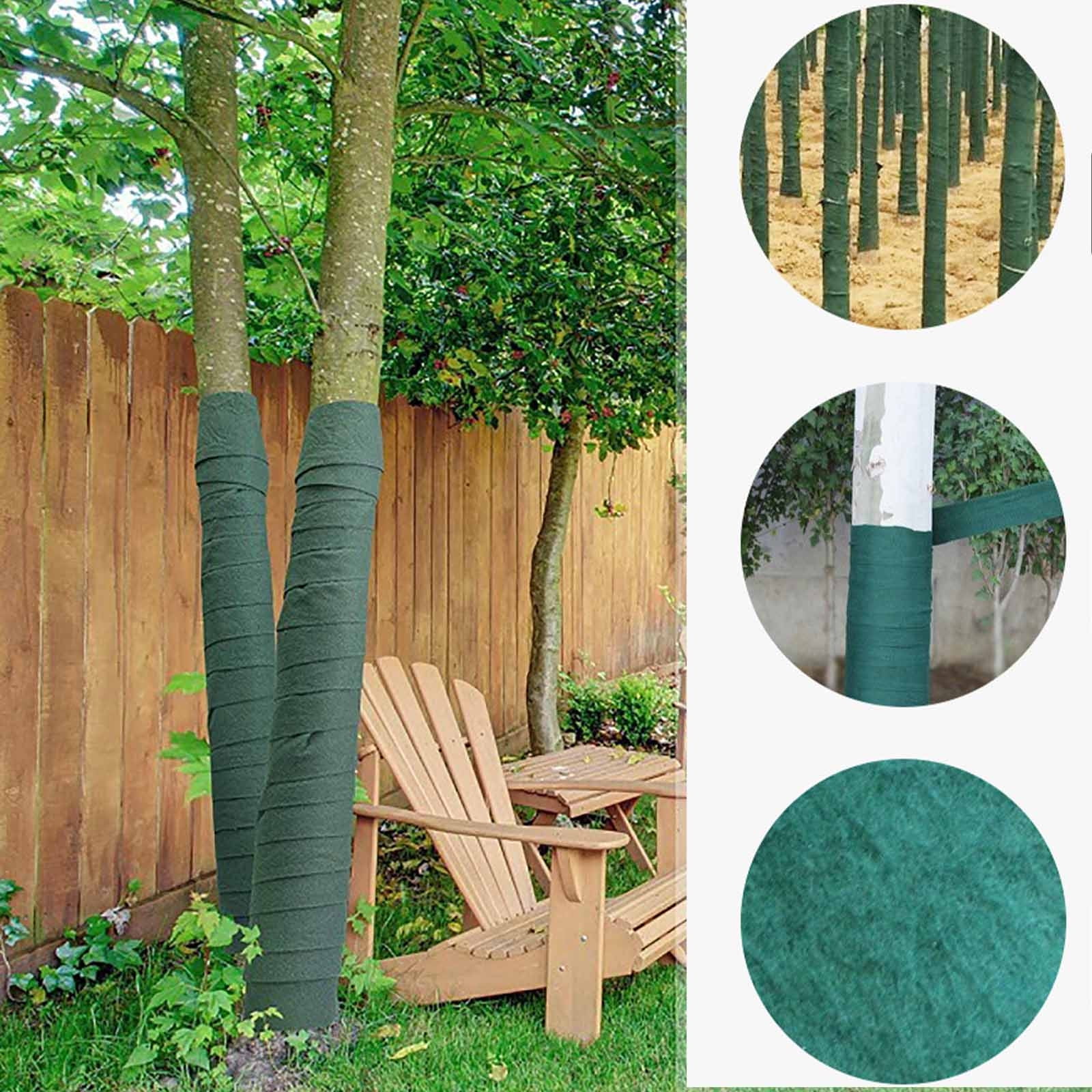 Tree Protector Wraps, 4.7in*49Ft Cold-Proof Tree Trunk Wrap Guard ...