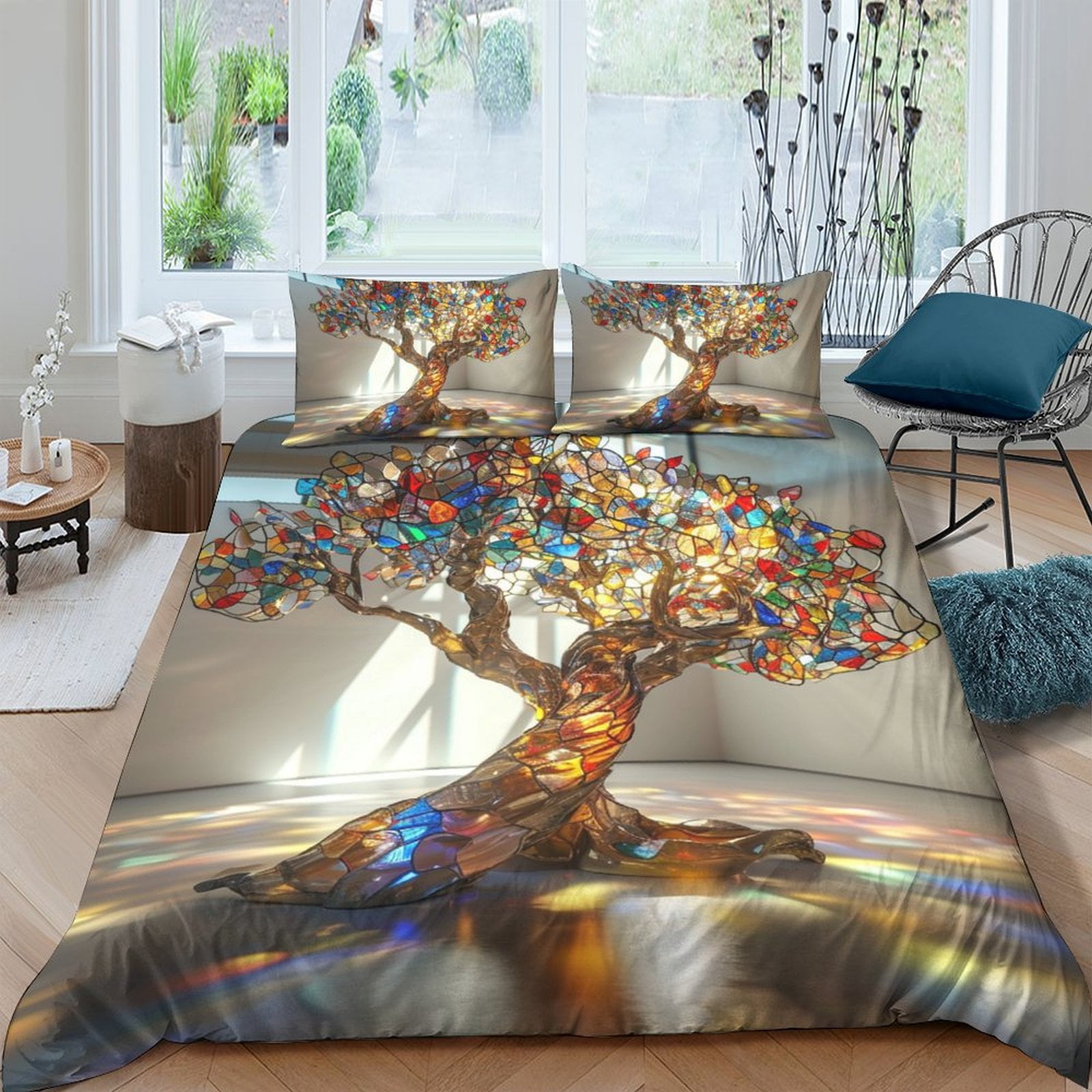 Tree Quilt Cover 3D Printed Bedding Set Comforter Covers Duvet Cover ...