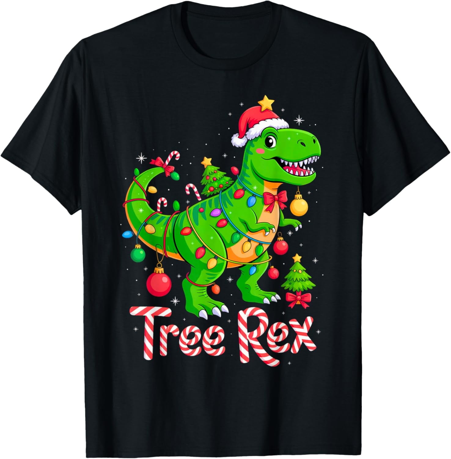 Tree REX Christmas Costume T-Rex Dinosaur Xmas Light Family Adult T ...