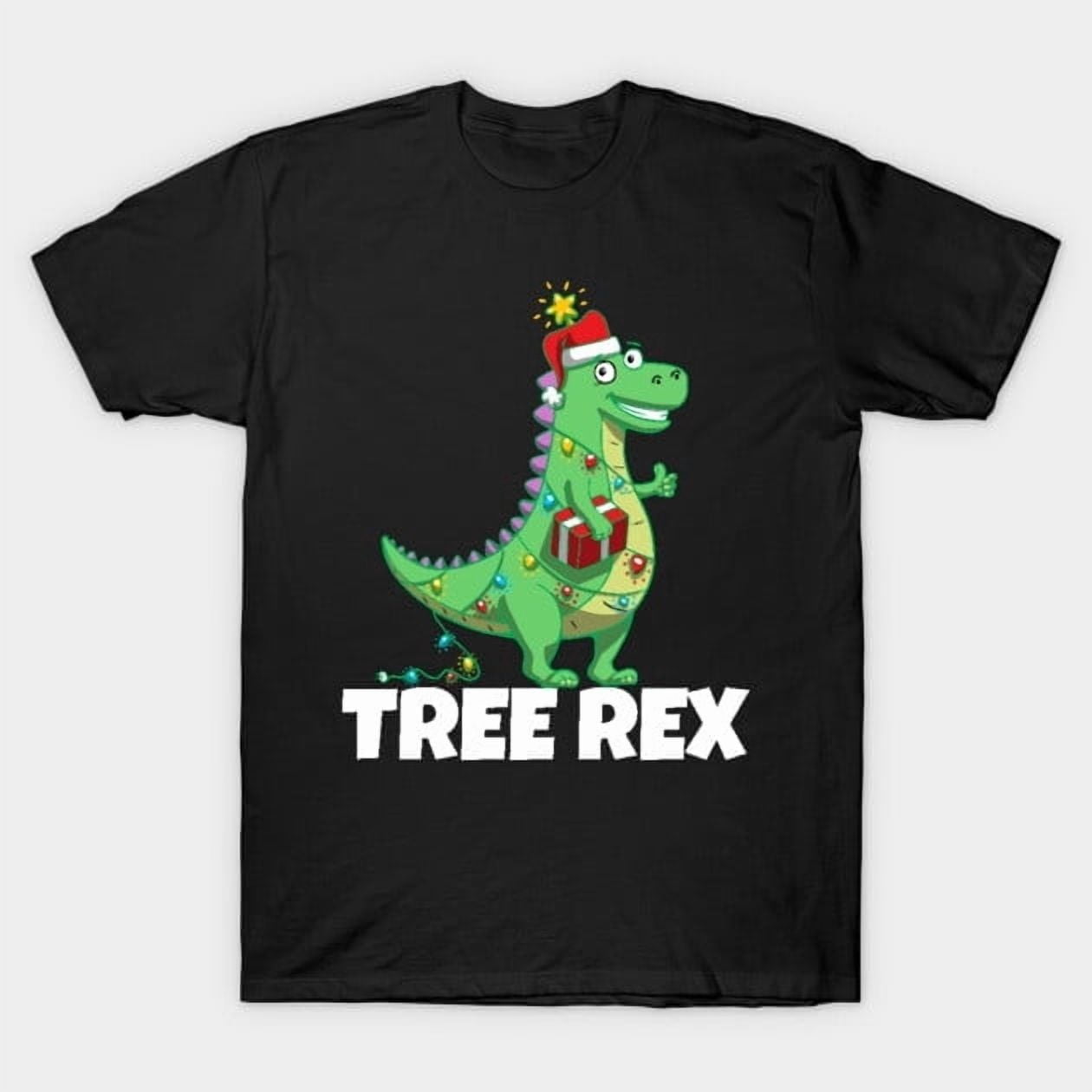 Tree Rex Funny T-Rex Dinosaur Christmas Holiday Pun Design, H40541 ...