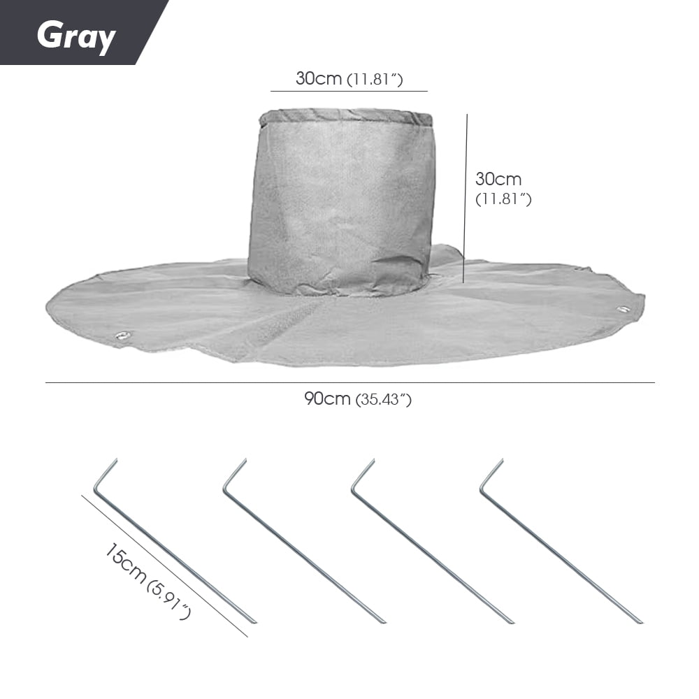 Tree Root Insulation Protective Cover for Winter Shrub Plants Palm Tree ...