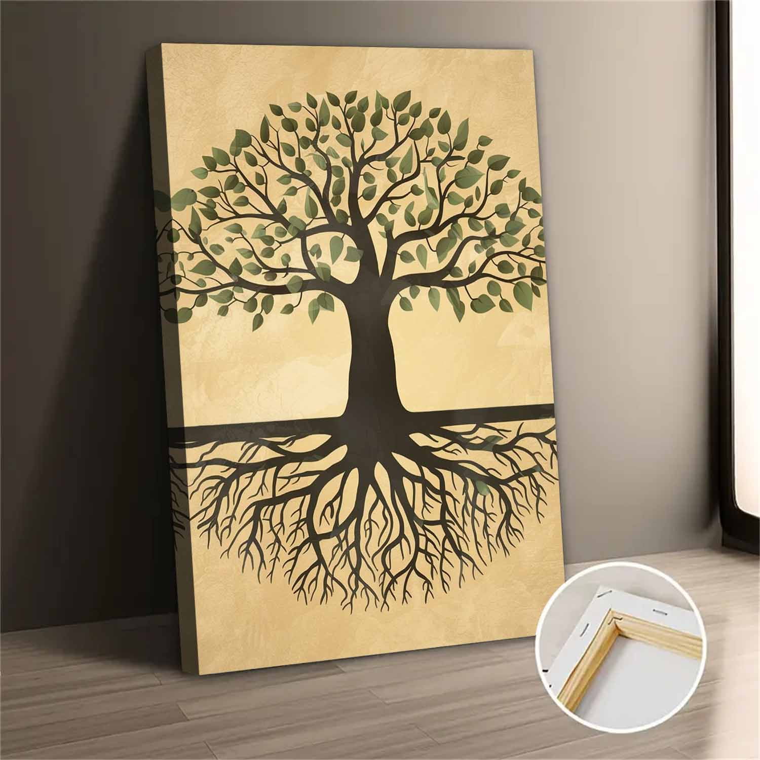 Tree Roots Wall Art Canvas Print For Bedroom Living Room Decor ...