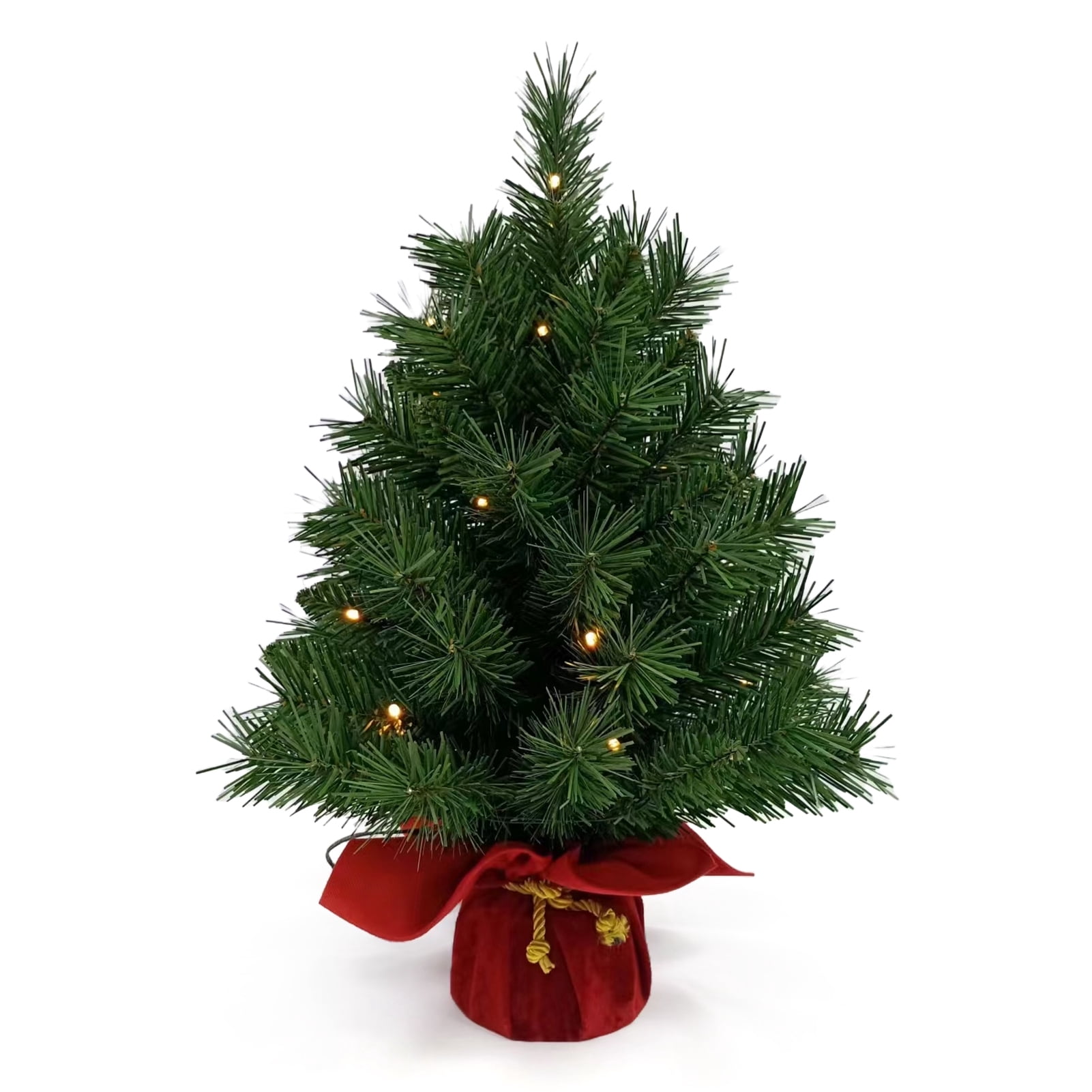 Tree,Series Decoration Pvc Pine Red Ornament 20 Inch Decor Needle Red ...