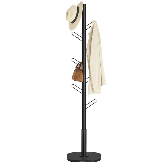 Tree-Shaped Coat Rack Freestanding, 69-Inch Tall Coat Rack Stand with 8 ...
