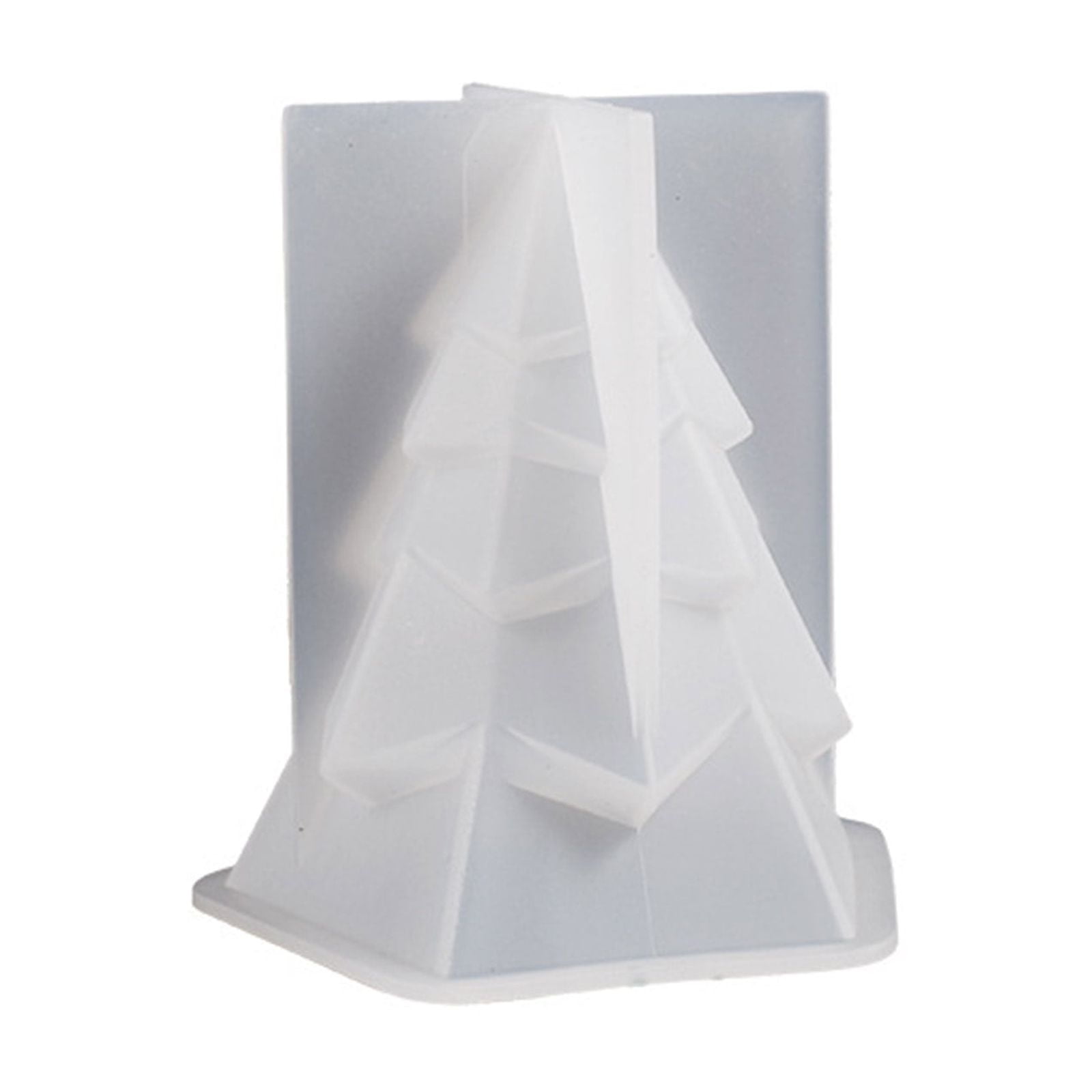 Tree Shaped Silicone Candle Mold Christmas Tree Resin Mold 3D Ornament ...