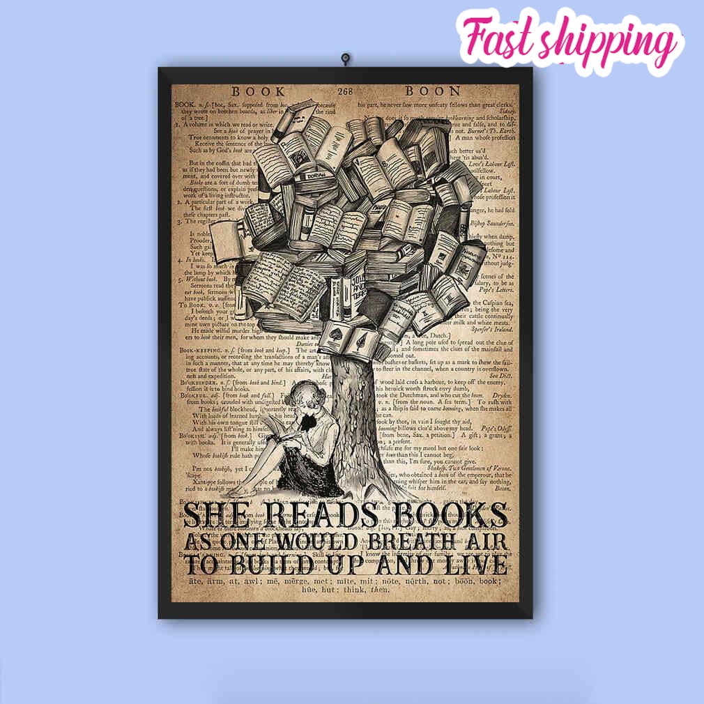 Tree She Read Books As One Would Breath Air To Build Up And Live ...