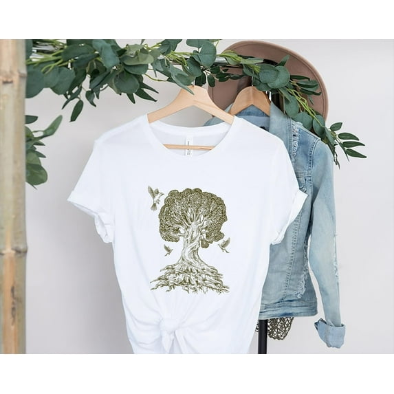 Tree Shirt, Gnarled Tree T-shirt, Men's Graphic Tee, Tree of Life Shirt ...
