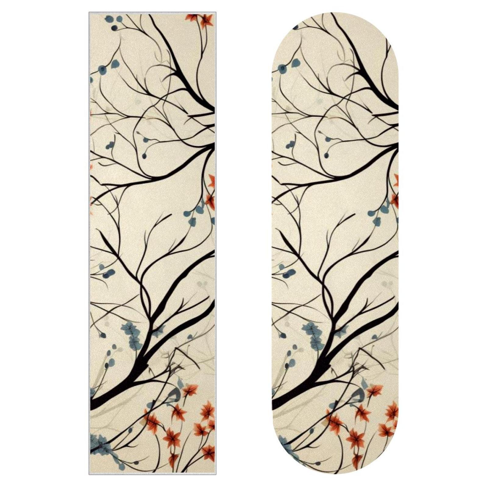 Tree Skateboard Stickers Pack of Two - Emery Surface, PVC Back, 8.8x32 ...