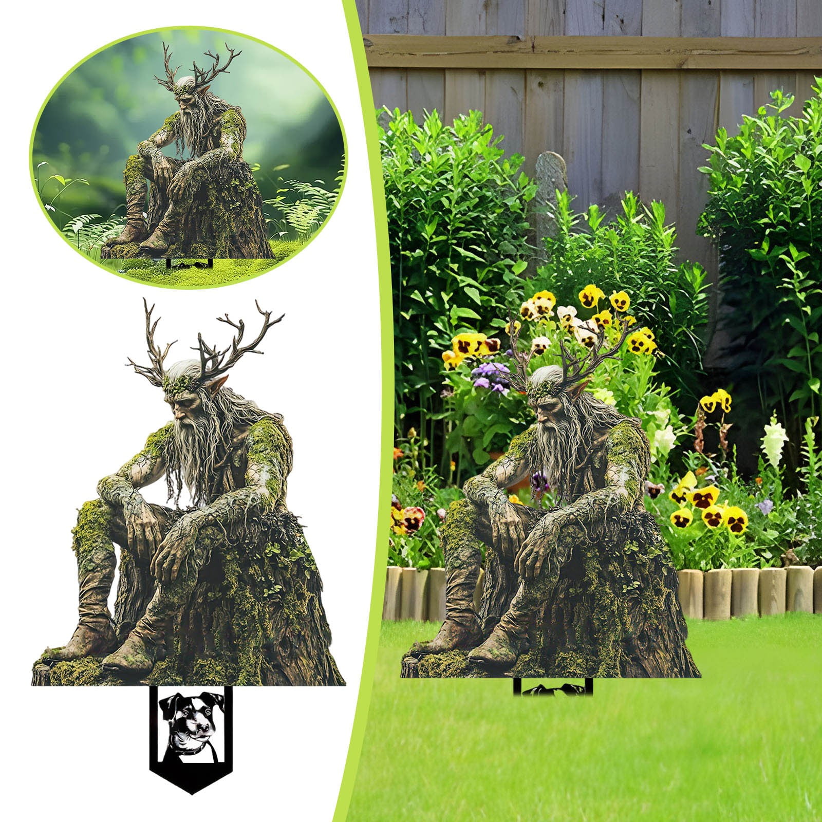 The Tree Spirit Inserts Cards Fairy Garden Stakes Garden Stakes Acrylic ...