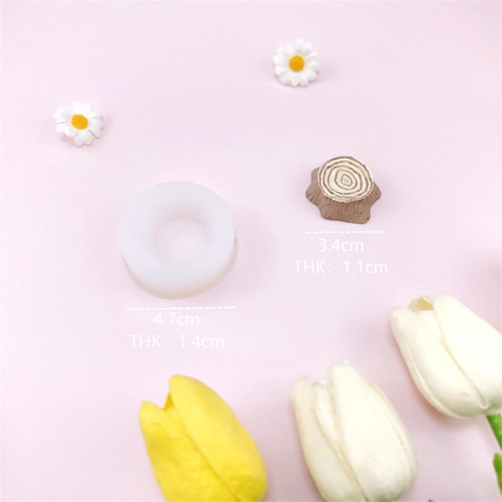 Tree Stump Shaped Silicone Cast for Candles, Fragrance, and Plaster ...
