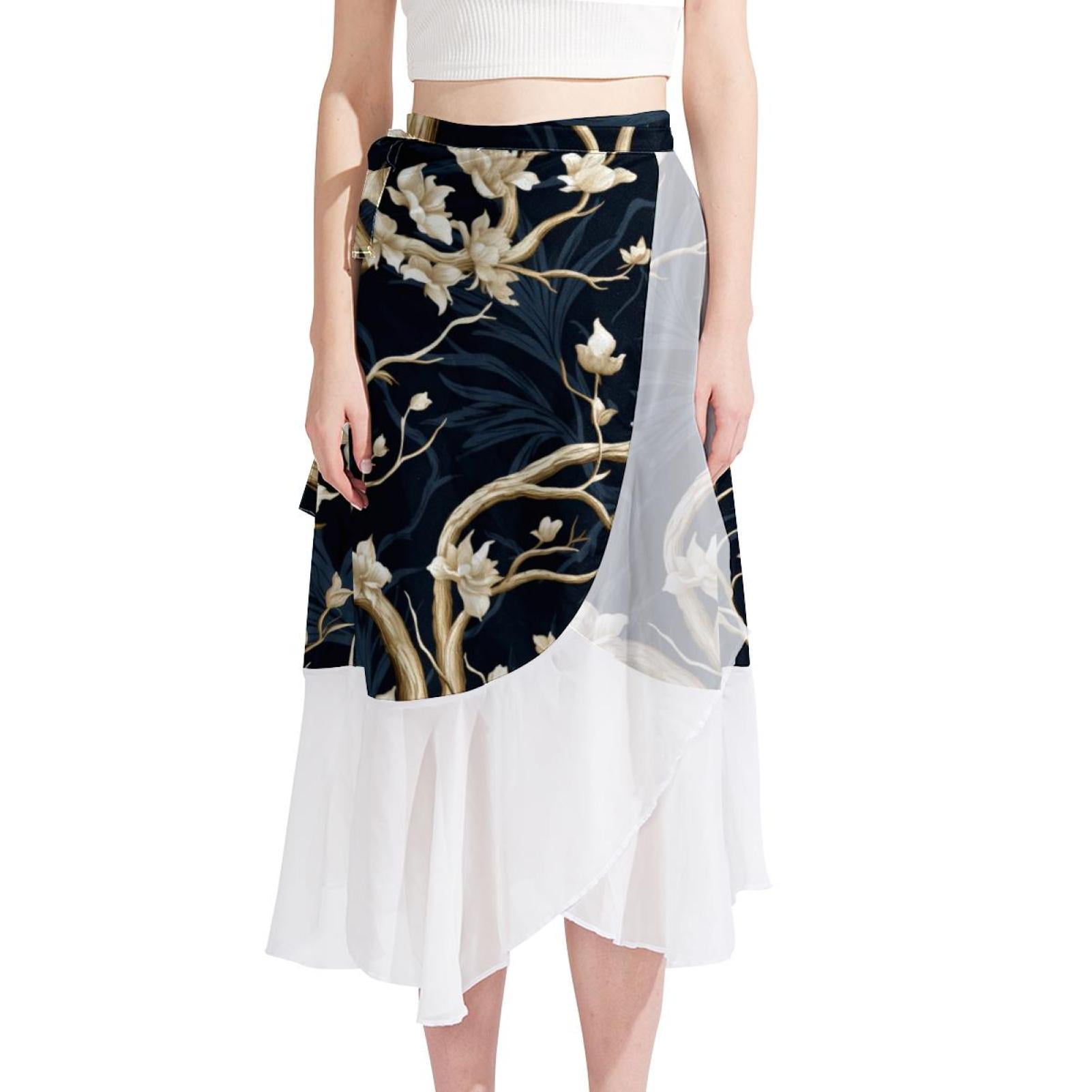 Tree Stylish Chiffon Beach Skirts and Summer Dresses for Women - Walmart.com