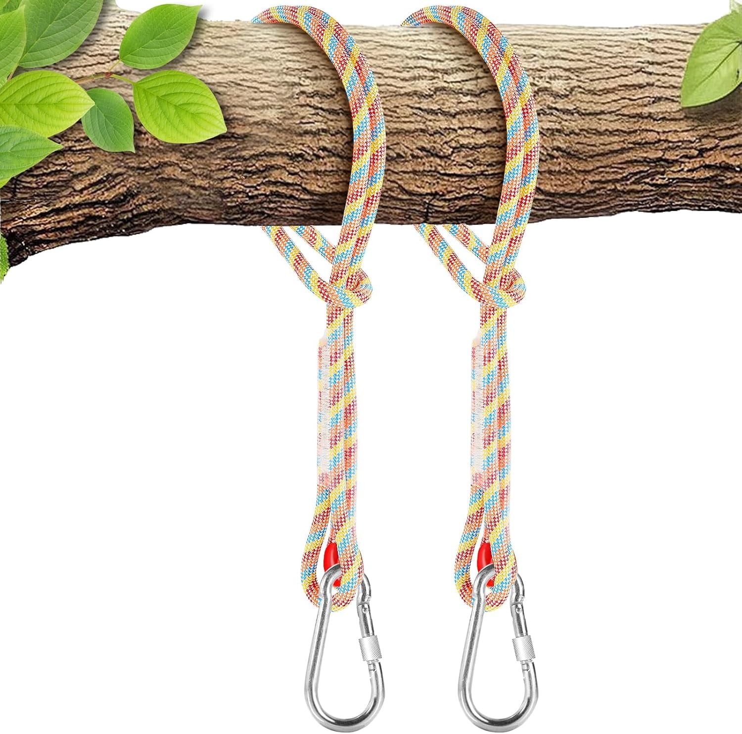 Tree Swing Ropes (Set of 2), 3FT/5FT/10FT/15FT/20FT, Tree Swing Straps ...