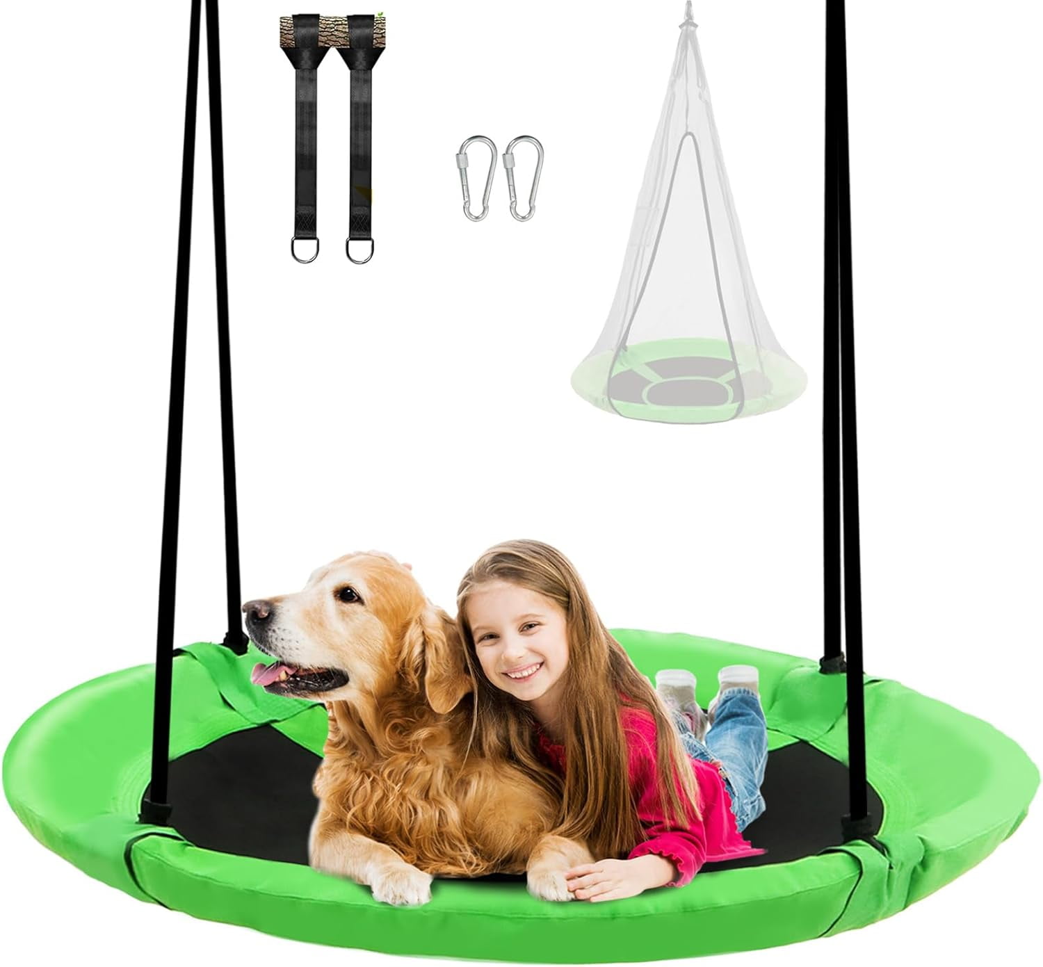Tree Swing, Saucer Flying Swings for Kids, Round Disc Circle Swing ...