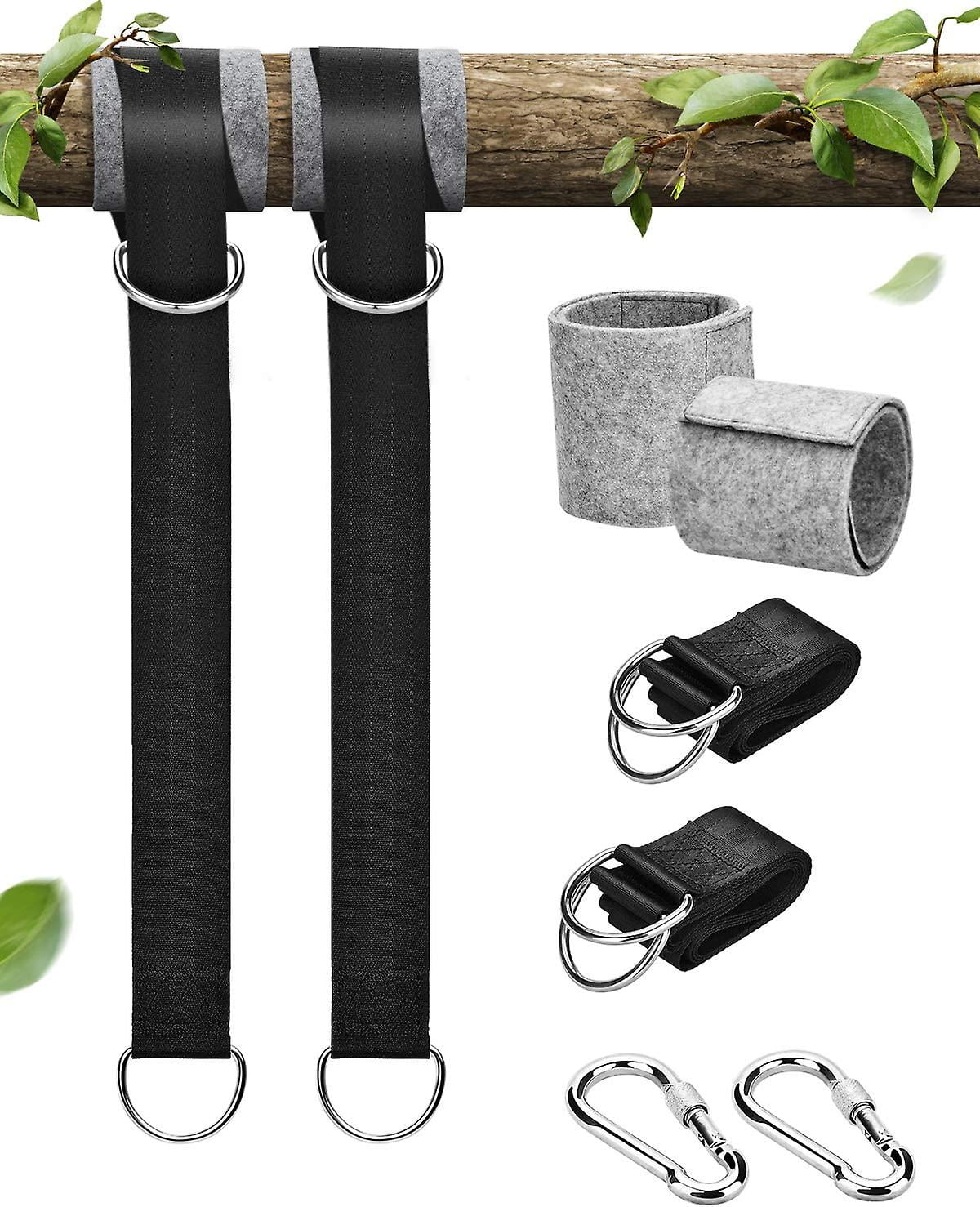 Tree Swing Strap With 2 Heavy Duty Safety Locks And D Rings - Walmart.com