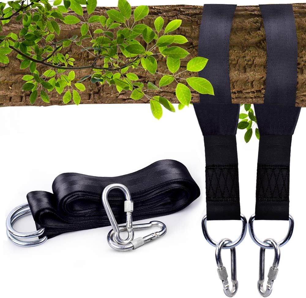 Tree Swing Straps Hanging Kit Holds 2400lbs by Staythere, Two 8ft ...
