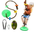 Walmart Kids Tree Swing - Single Disc Seat Climbing Rope Set w/ Outdoor ...
