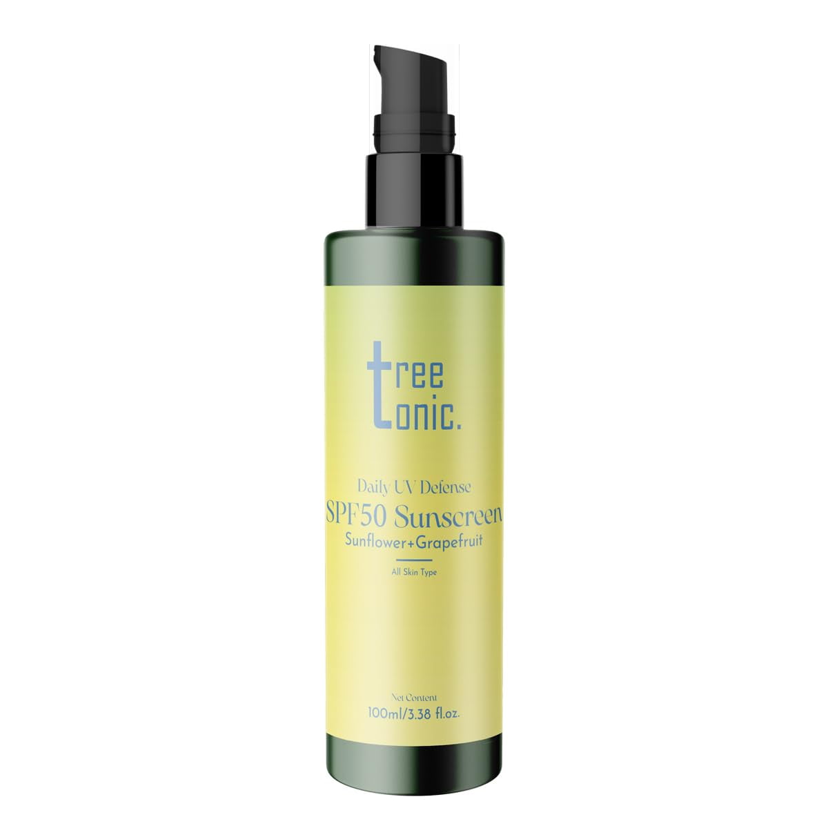 Tree Tonic Daily Uv Sunscreen Spf50 - Non-Comedogenic Moisturizer ...