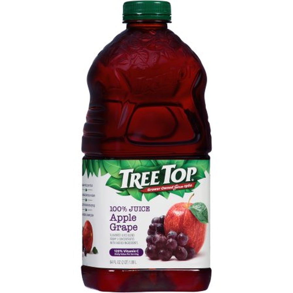 Tree Top 100% Apple Grape Juice (Pack of 2) - Walmart.com