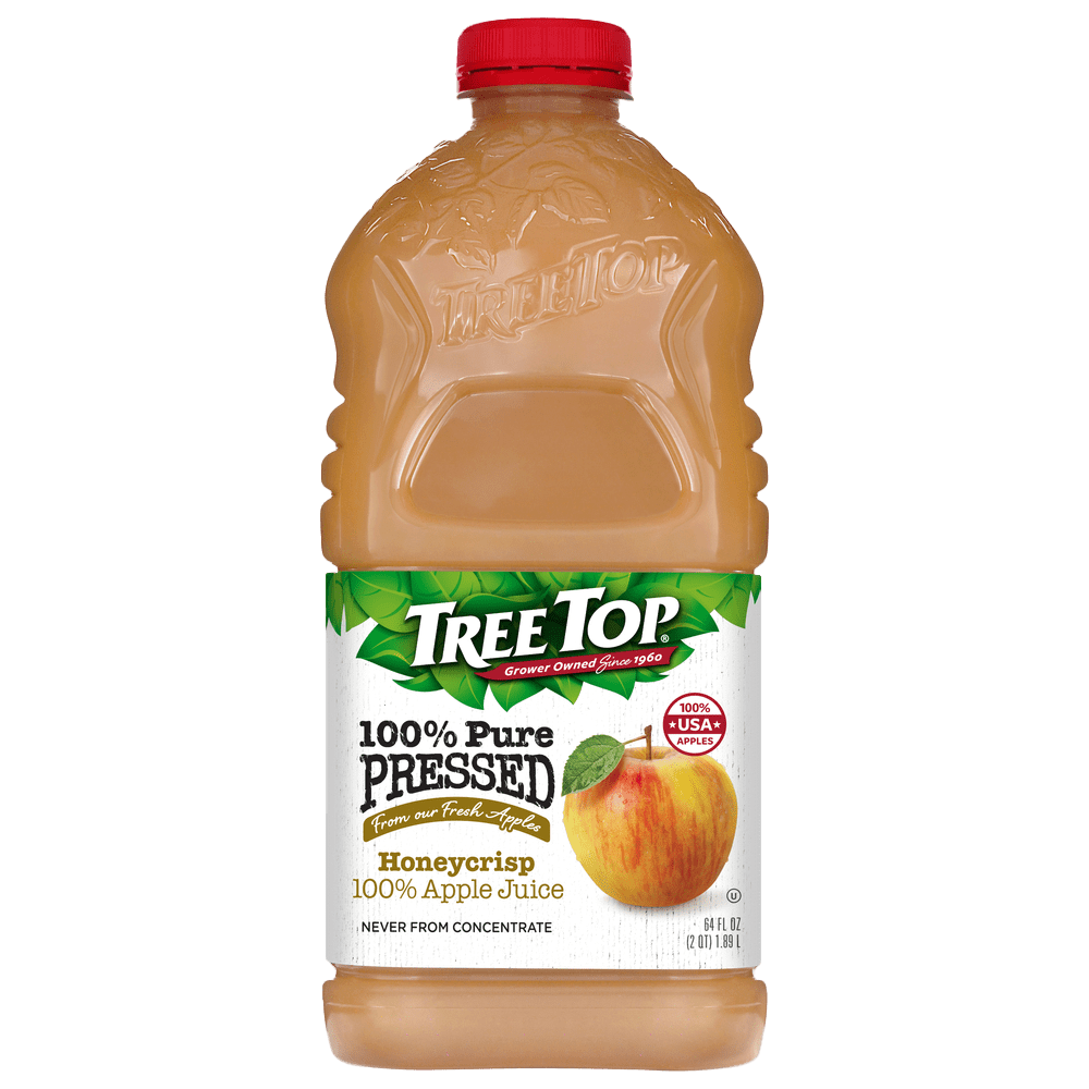 Tree Top 100% Pure Pressed Apple Juice, Honeycrisp, 64 fl oz - Walmart.com