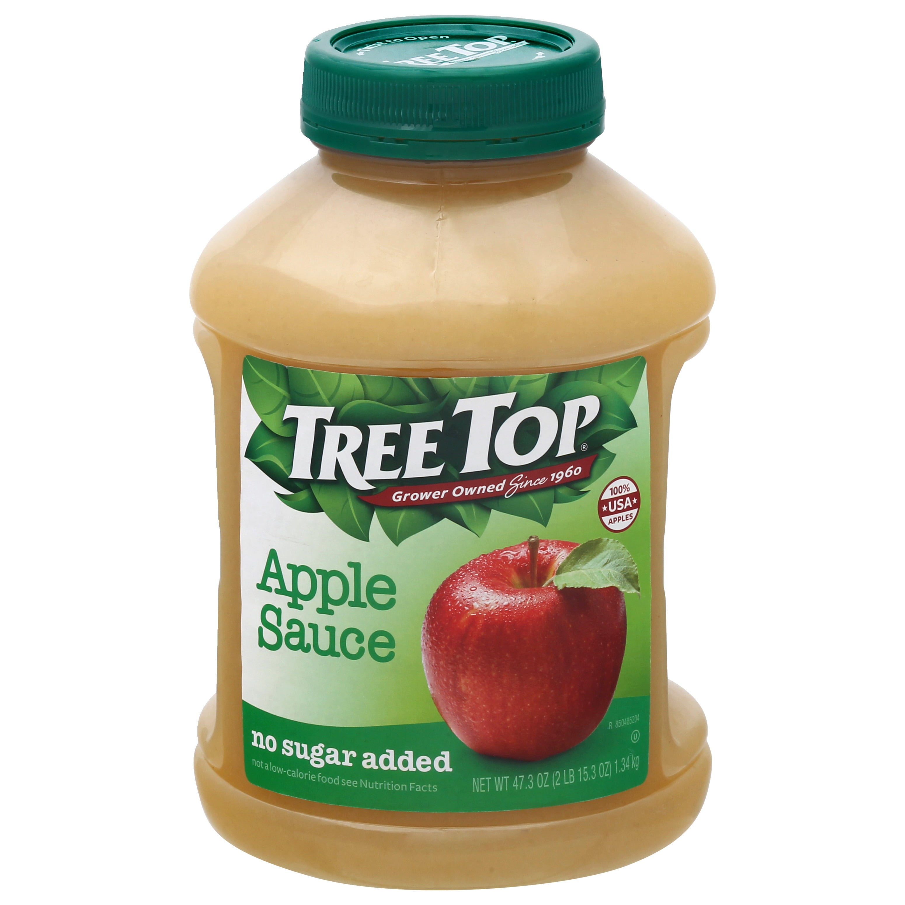 Tree Top Applesauce, No Sugar Added, 1 47.3 oz Jar - Walmart.com