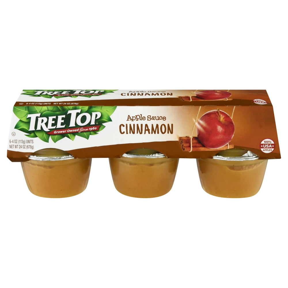Tree Top Cinnamon Applesauce Cups, 6 Ct - Walmart.com