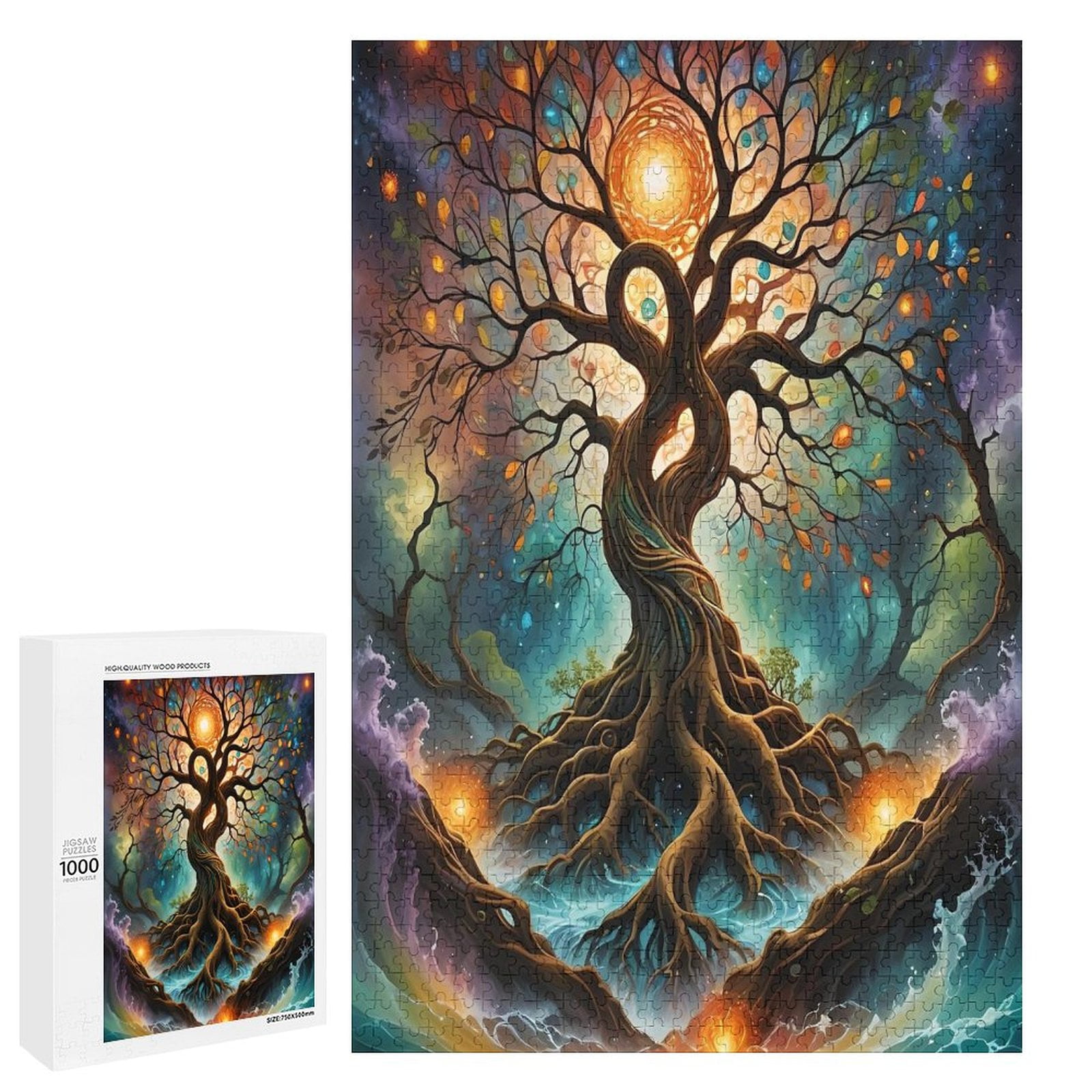 Tree Tree Of Life 1000 Piece Puzzle For Adults - Every Piece Is Unique ...