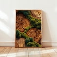 Tree Trunk Crosssections With Moss Macro Photography Earthy Botanical ...