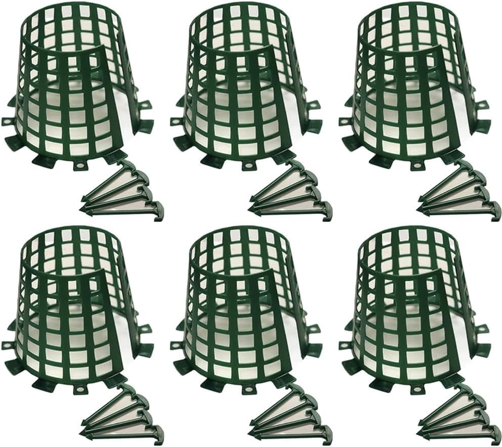 Tree Trunk Guard Protector with 6 Inch Plastic Expandable Wrap Fence ...