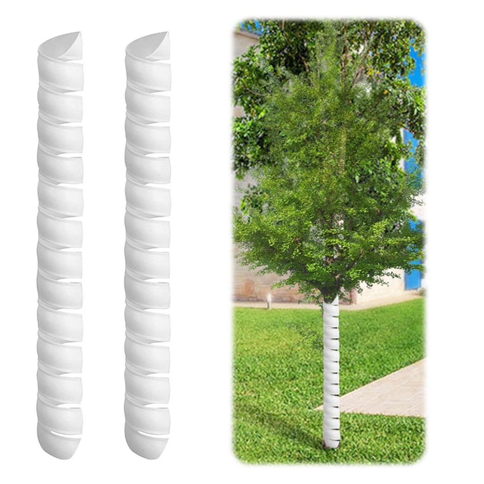 Tree Trunk Protector 2pcsSpiral Tree Guard Tree Trunk Protector Wrap ...