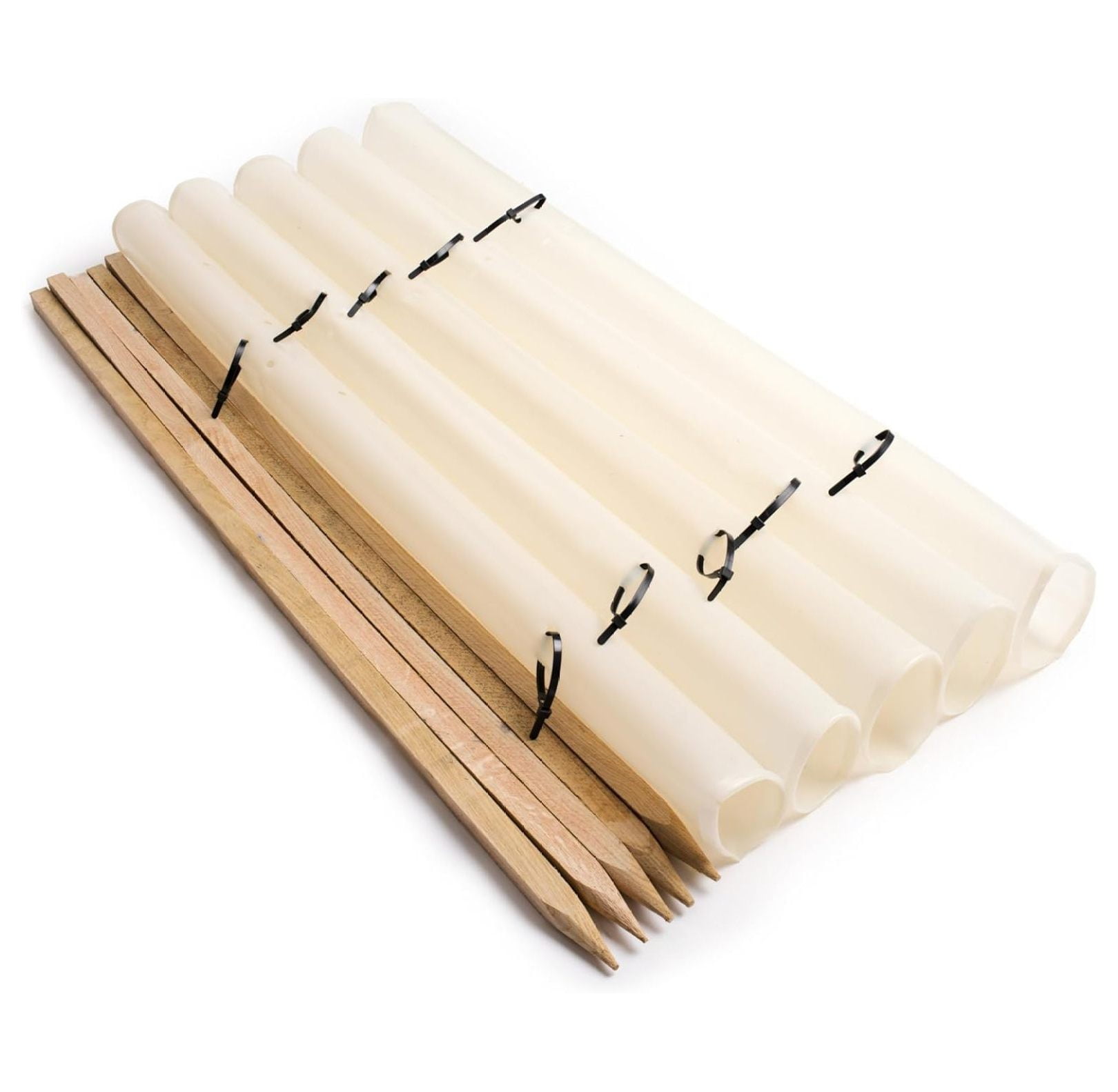 Tree Tube - Tree Shelter - Grow Tube (36" with Stakes, 10) - Walmart.com