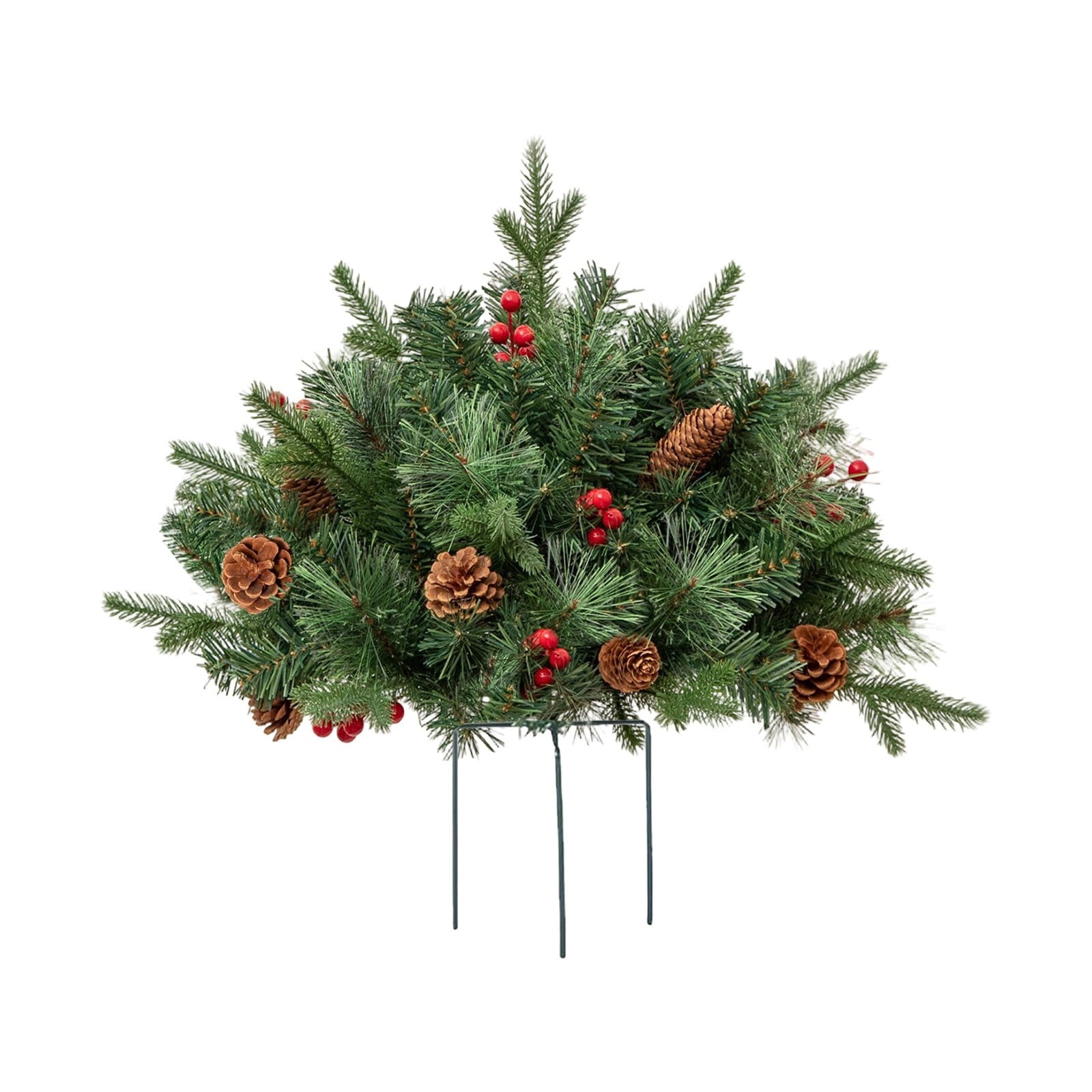 Tree Urn Filler - 18 Inches Outdoor Holiday Decoration for Christmas ...